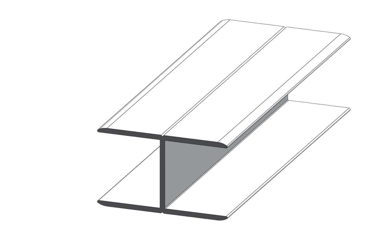ACP82896 – H Joiner Shallow 20mm | AYRES Composite Panels