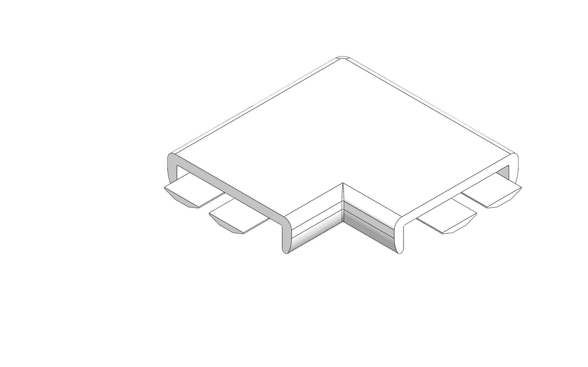 ACP1602 – Corner Cap 20mm | AYRES Composite Panels