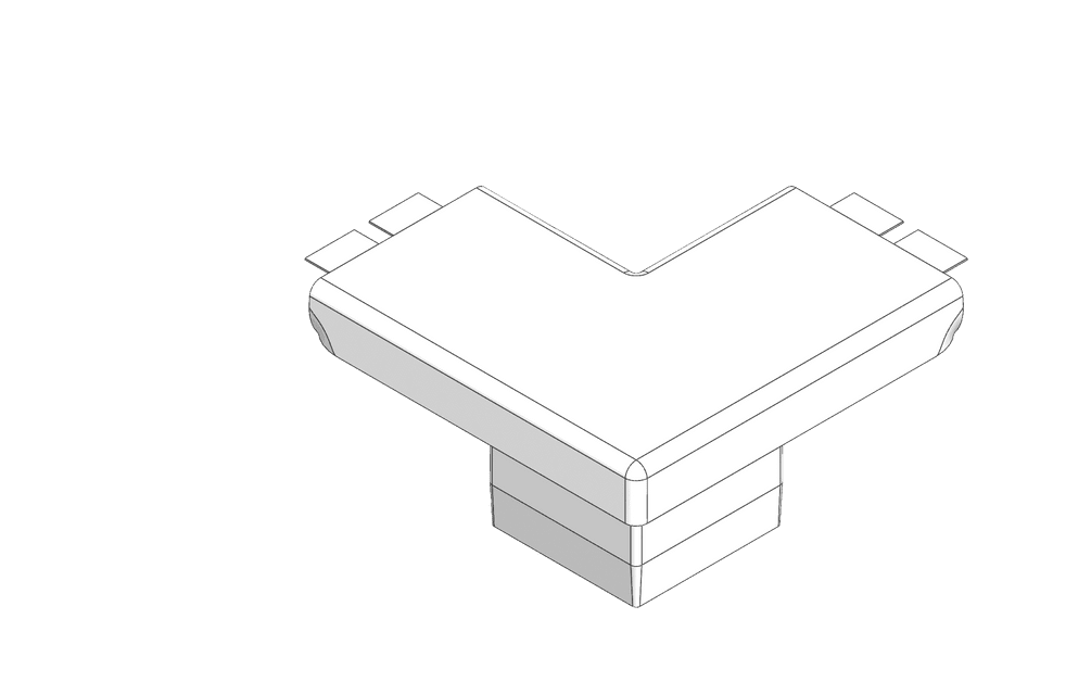 ACP1605 – Shelf Edge Corner 20mm | AYRES Composite Panels